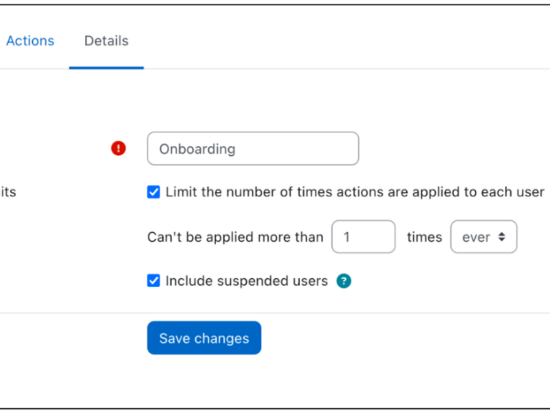 Automate HR process with Moodle Workplace 4