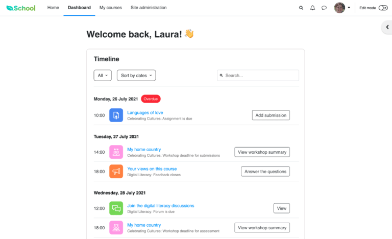 The Road to Moodle 4.0: The Dashboard redesign uncovered - Moodle The Road to Moodle 4.0: The Dashboard redesign uncovered - Moodle