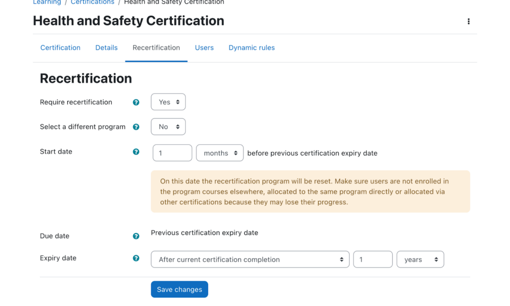 Make mandatory staff training stress-free with Moodle Workplace