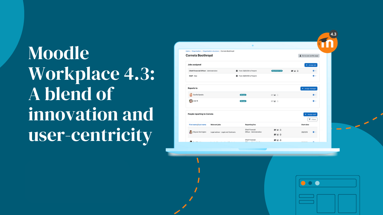 Moodle Workplace 4.3: A blend of innovation and user-centricity