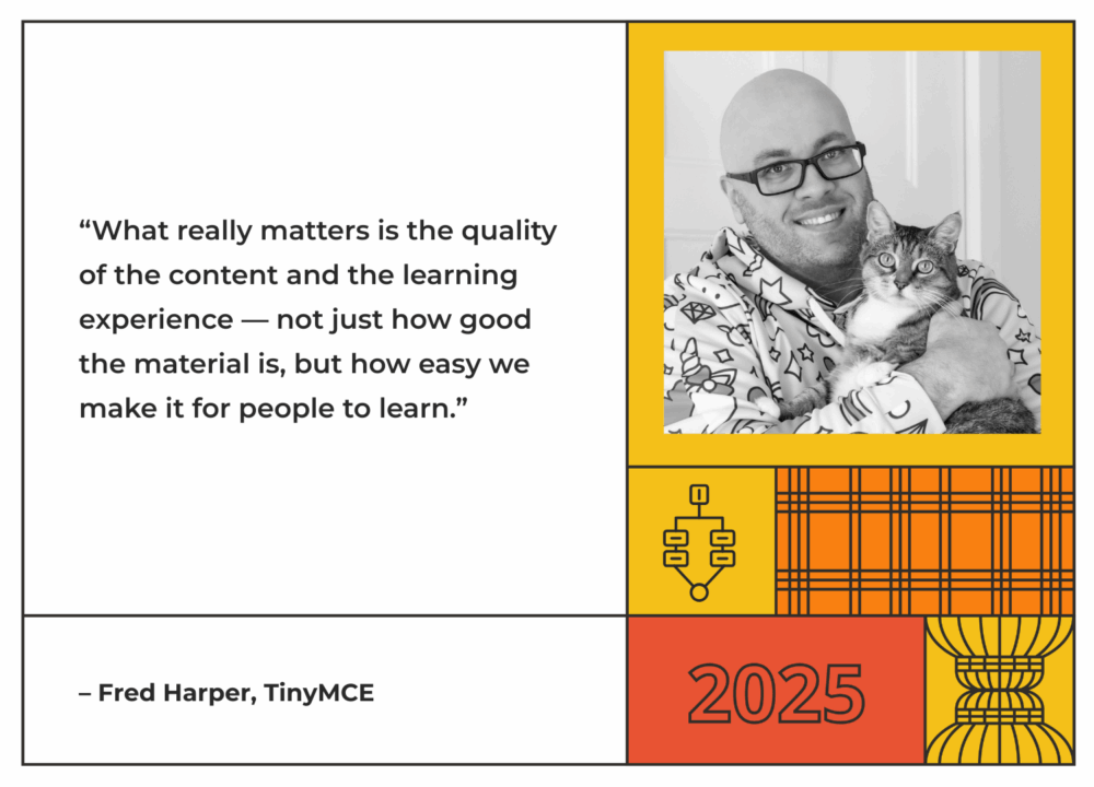 Who’s presenting at MoodleMoot Global 2025? Meet Fred Harper from TinyMCE